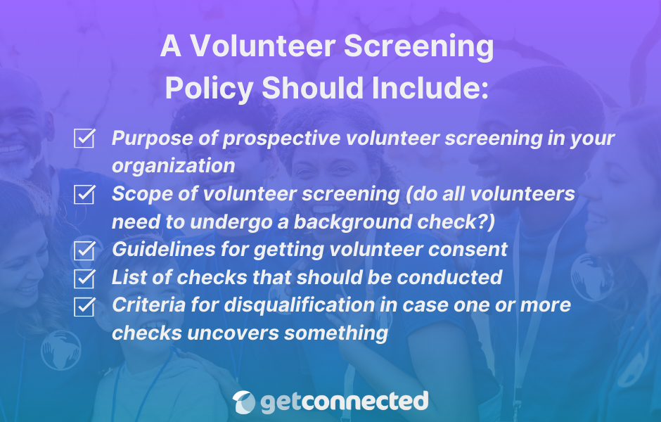 Administering Background Checks & Screenings for Volunteers